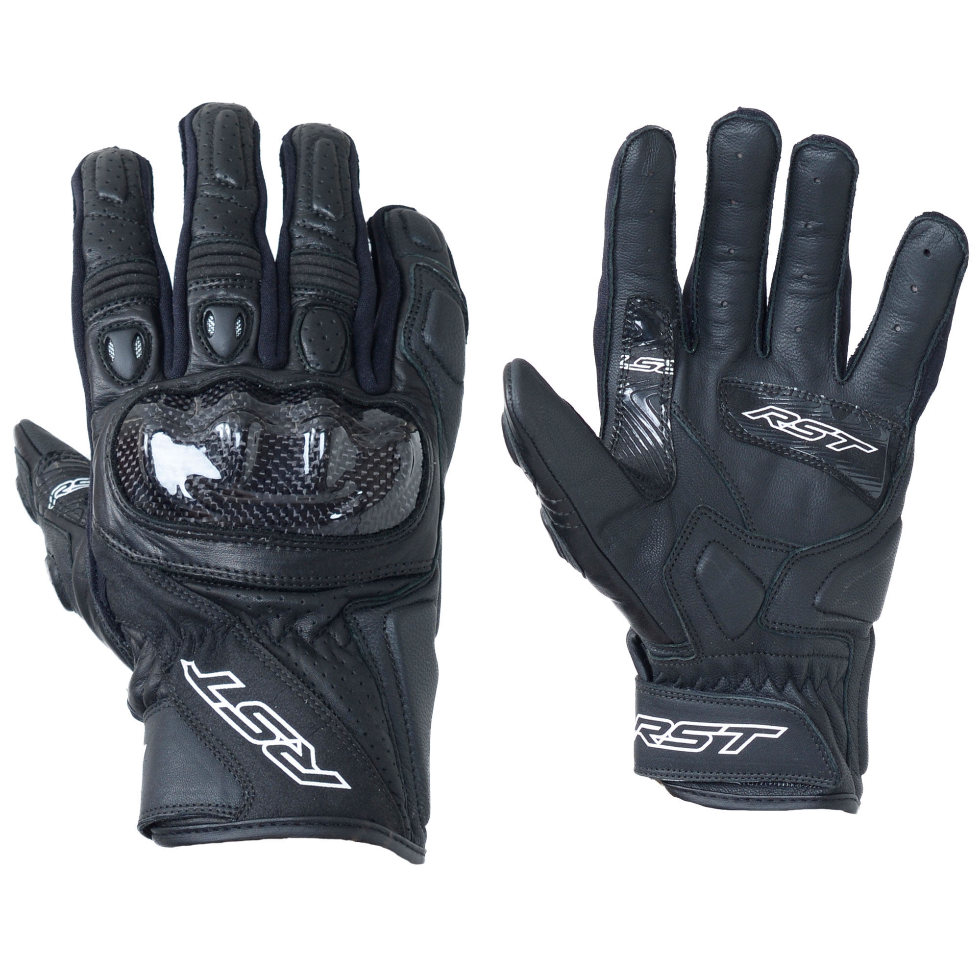 RST Stunt III Leather Road Race Track Urban Motorcycle Gloves L for ...
